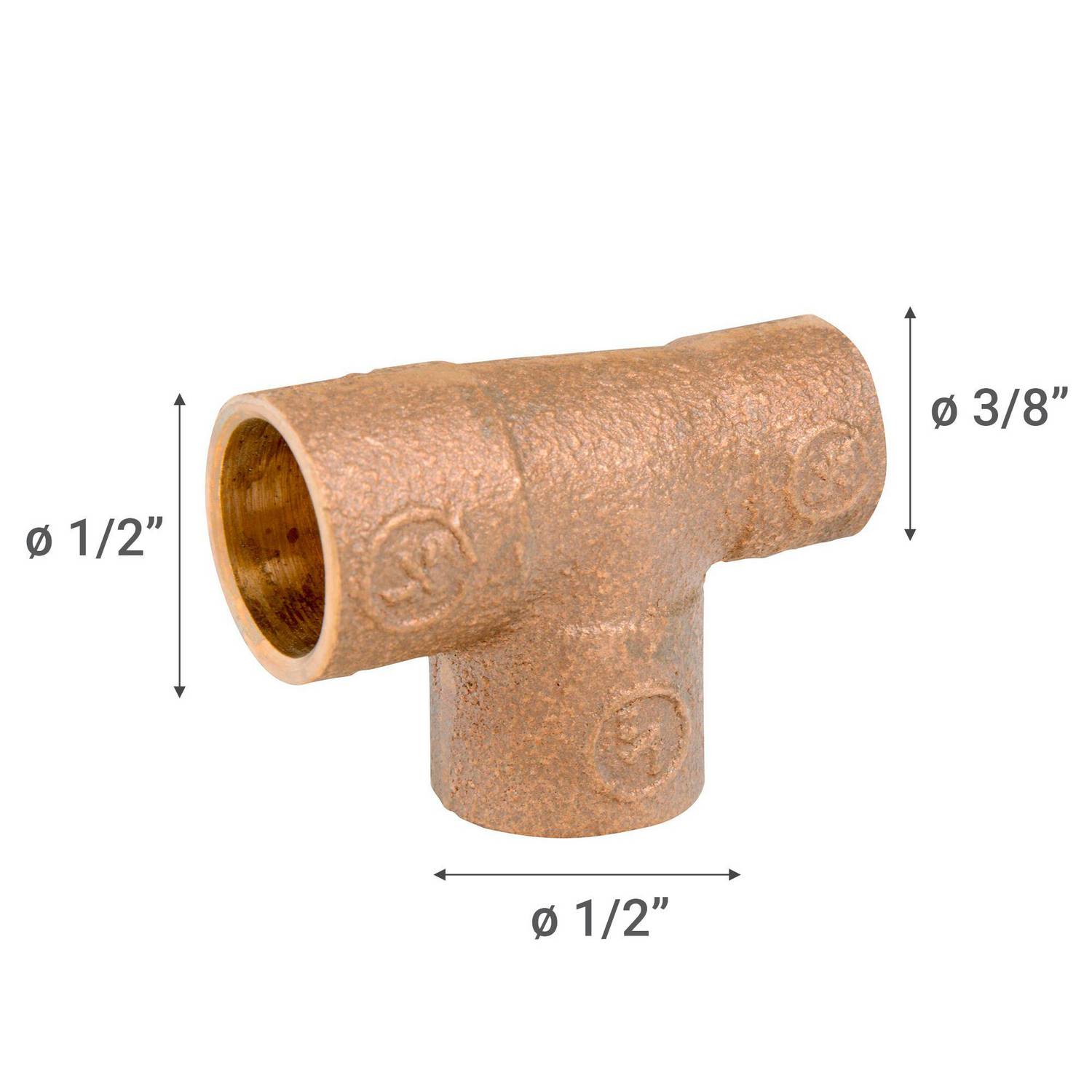 TEE BRONCE SO-SO-SO 1/2 TEE BRONCE SO-SO-SO 1/2