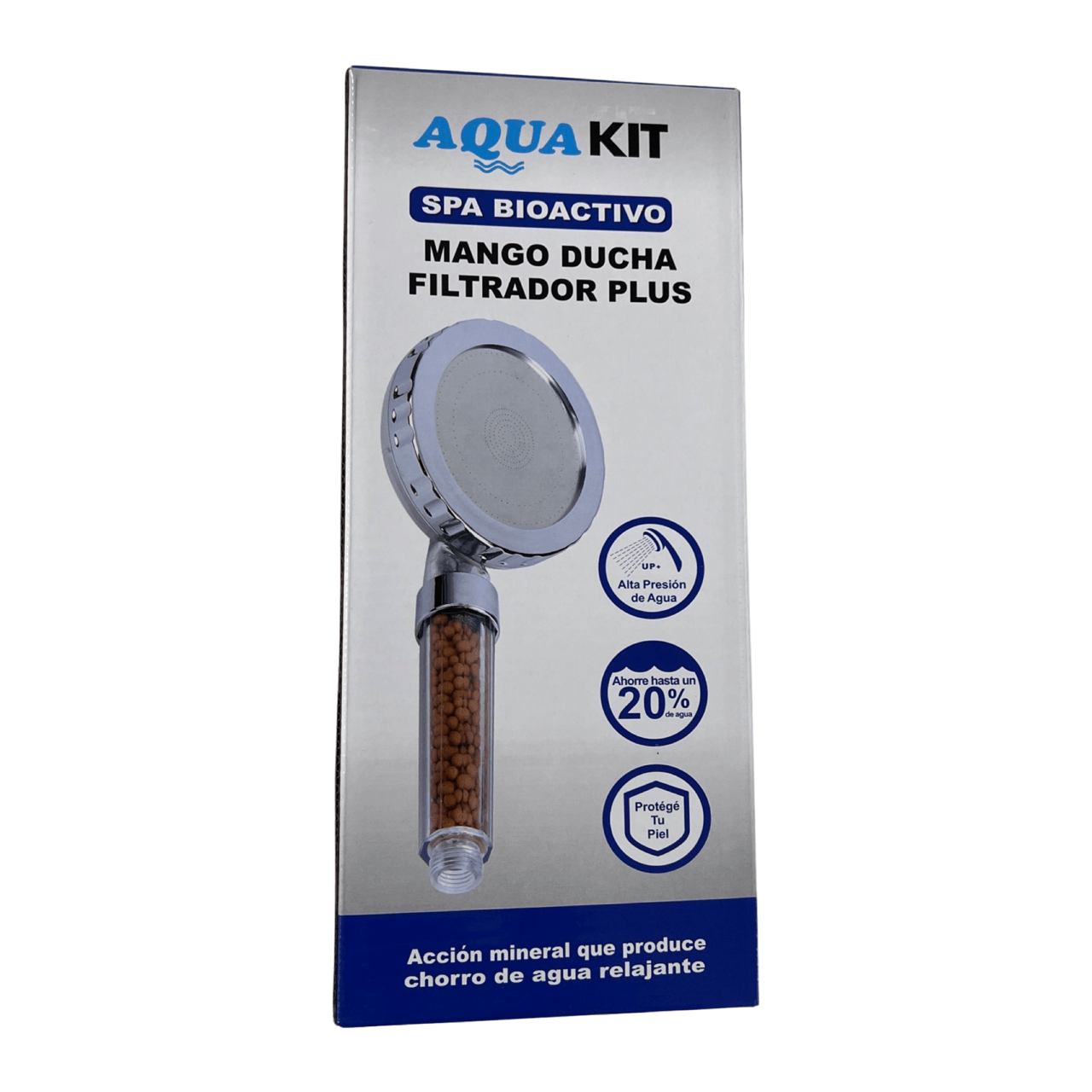 MANGO DUCHA FILTRADOR PLUS BIOACTIVO AQUAKIT