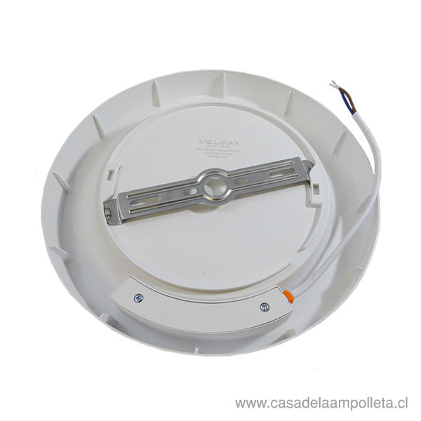 FOCO LED ALUMINIO 18W/6500K SOBREPUESTO REDONDO 22CM L.FRIA WELLMAX