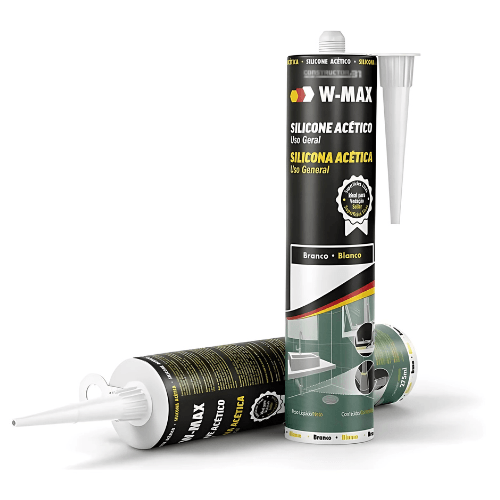Silicona Acetica Transparente 280ml Wurth W-MAX
