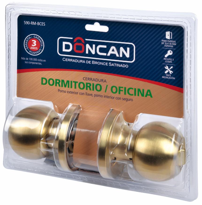 CHAPA BOLA DORMITORIO/OFICINA BRONCE (CB96)