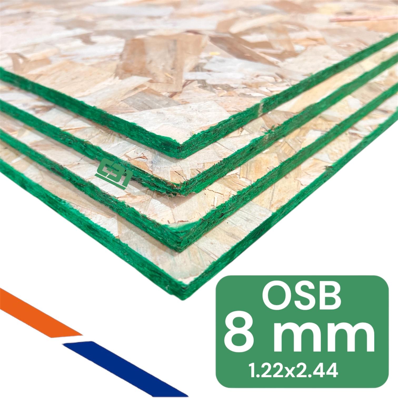 OSB 8MM ESTRUCTURAL 122X244 5 ESTRELLAS